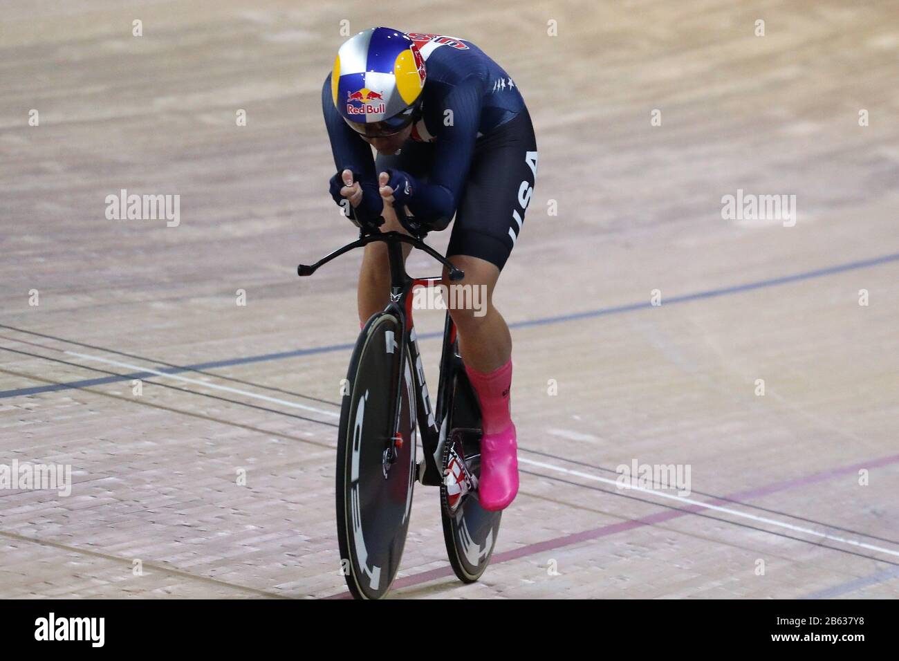 Chloe Dygert of USA Women's Individual Pursuit - Finals during the 2020 ...