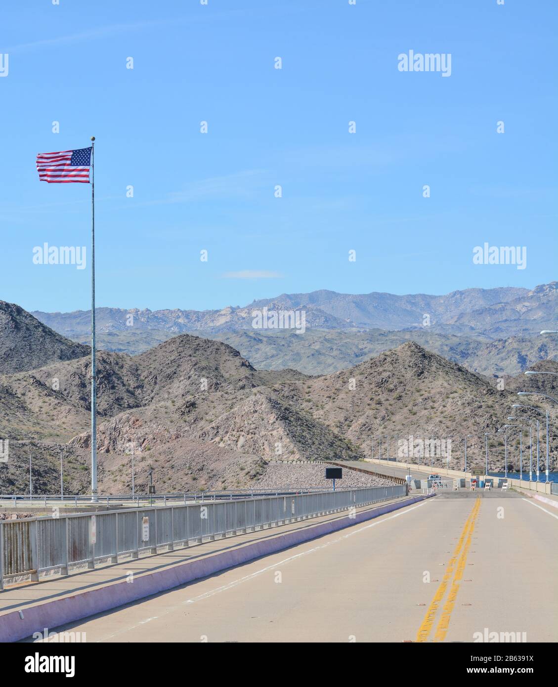 Davis dam road closed hi-res stock photography and images - Alamy