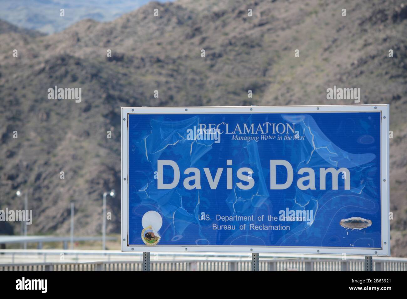 Davis dam reclamation sign hi-res stock photography and images - Alamy