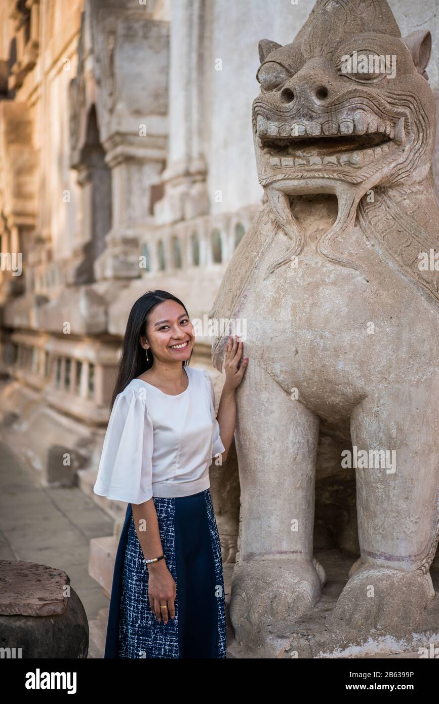 Street of Bagan, Myanmar, Asia Stock Photo - Alamy