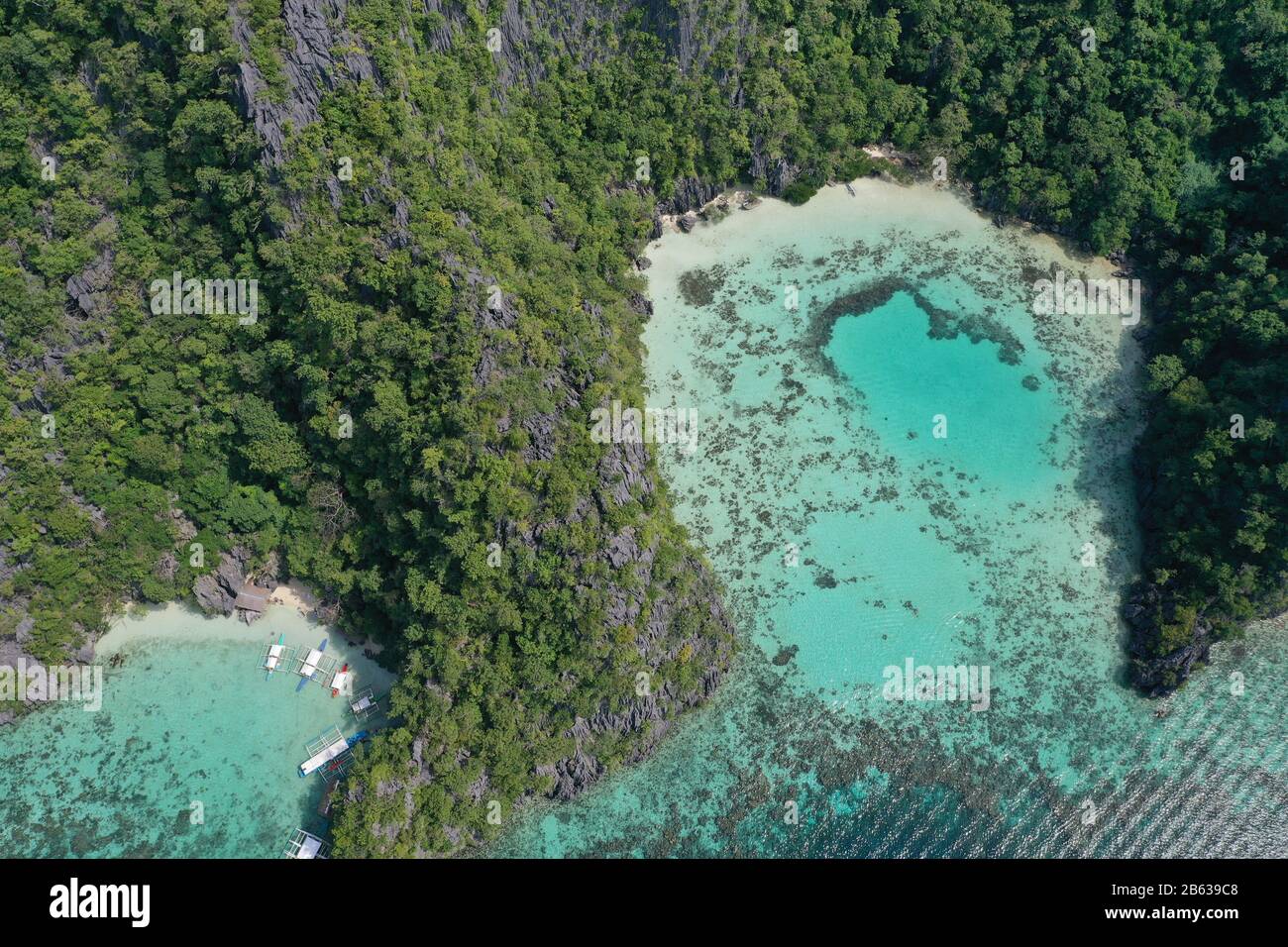 Aerial view of Coron island in Palawan, Philippines Stock Photo - Alamy