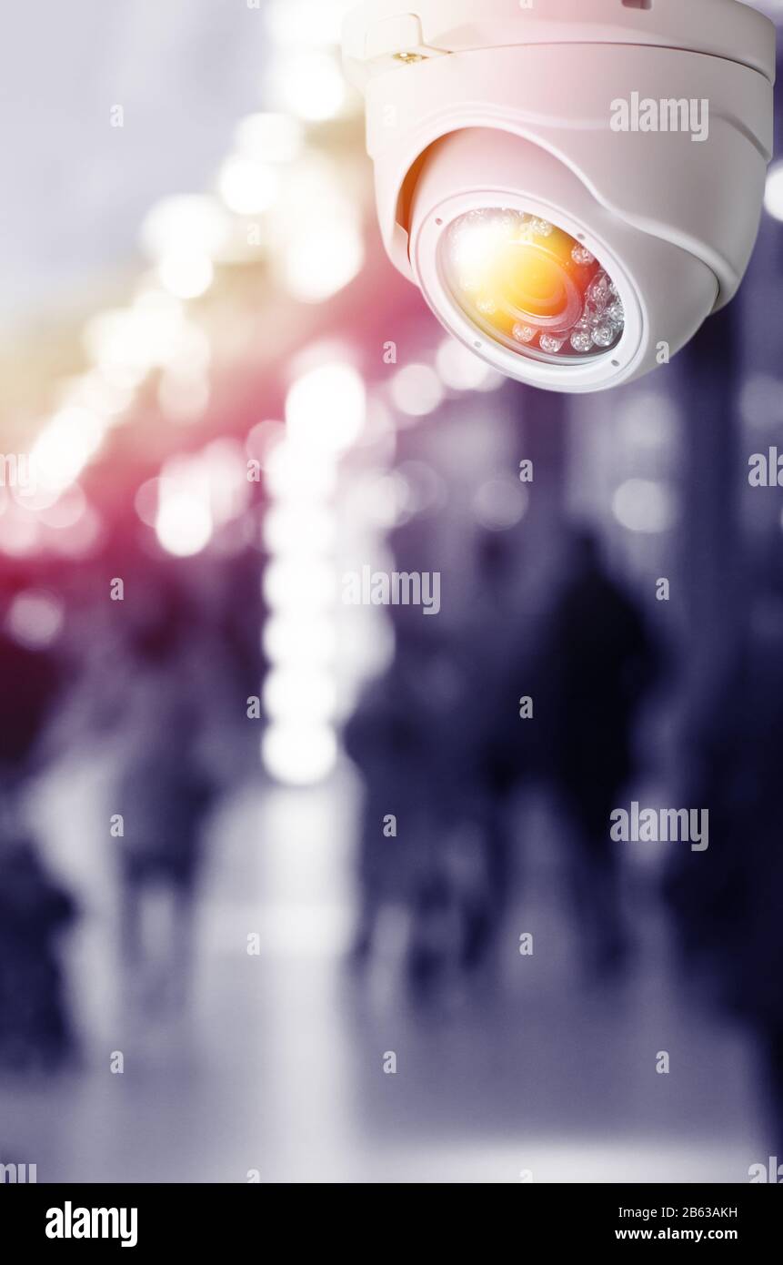 Cctv camera record on blur hi-res stock photography and images - Alamy