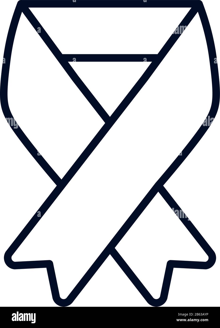 ribbon line style icon design, Winner first position competition ...