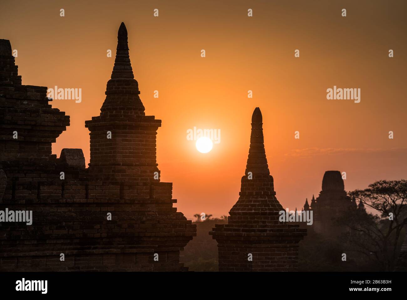 Bagan temples, Myanmar, Asia Stock Photo - Alamy