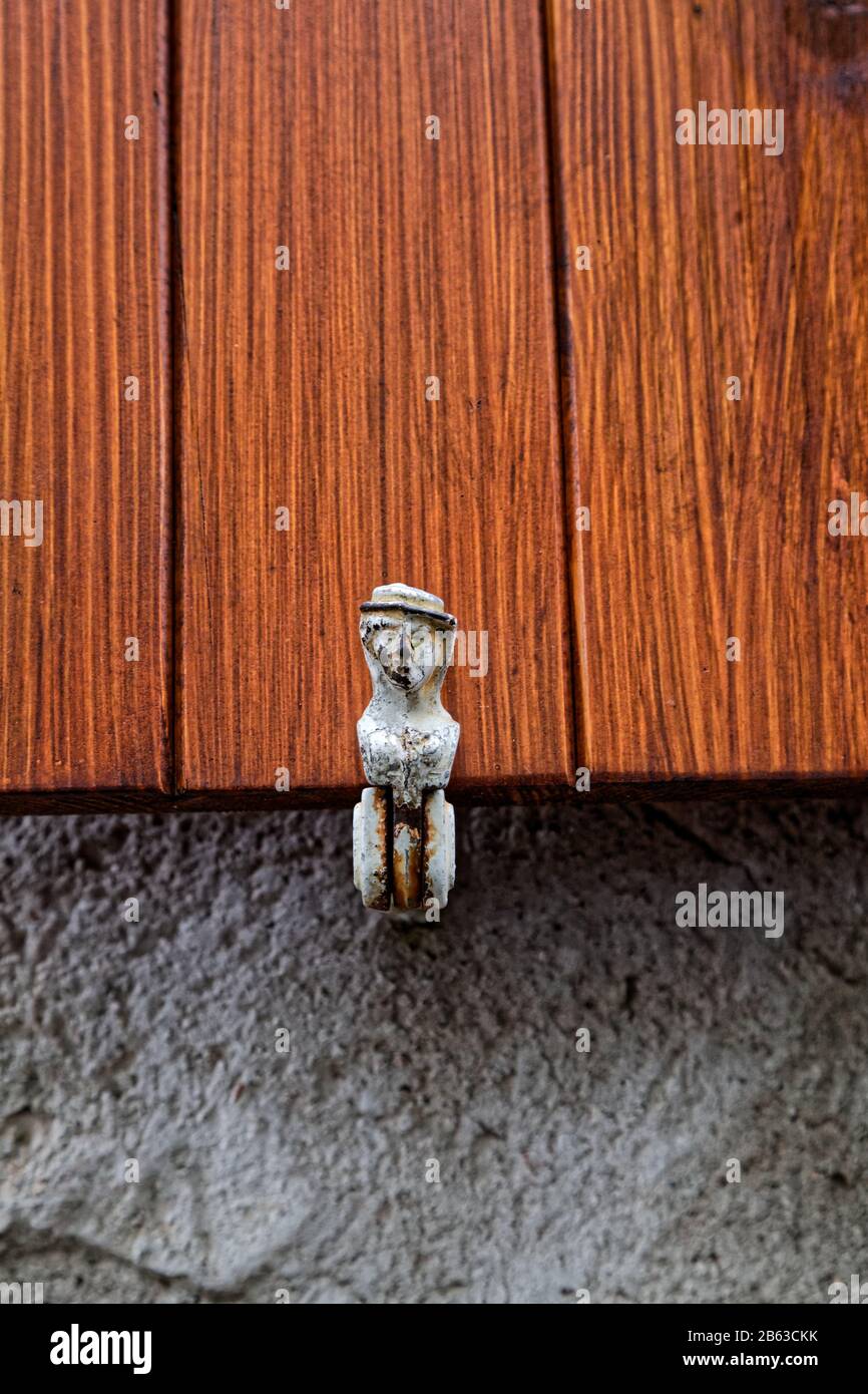 Provins Seine-et-Marne, Île-de-France, France - ornamental shutter ...