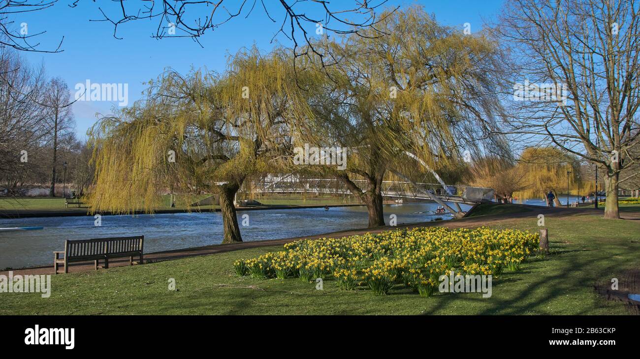 River Great Ouse, Bedford UK Stock Photo - Alamy