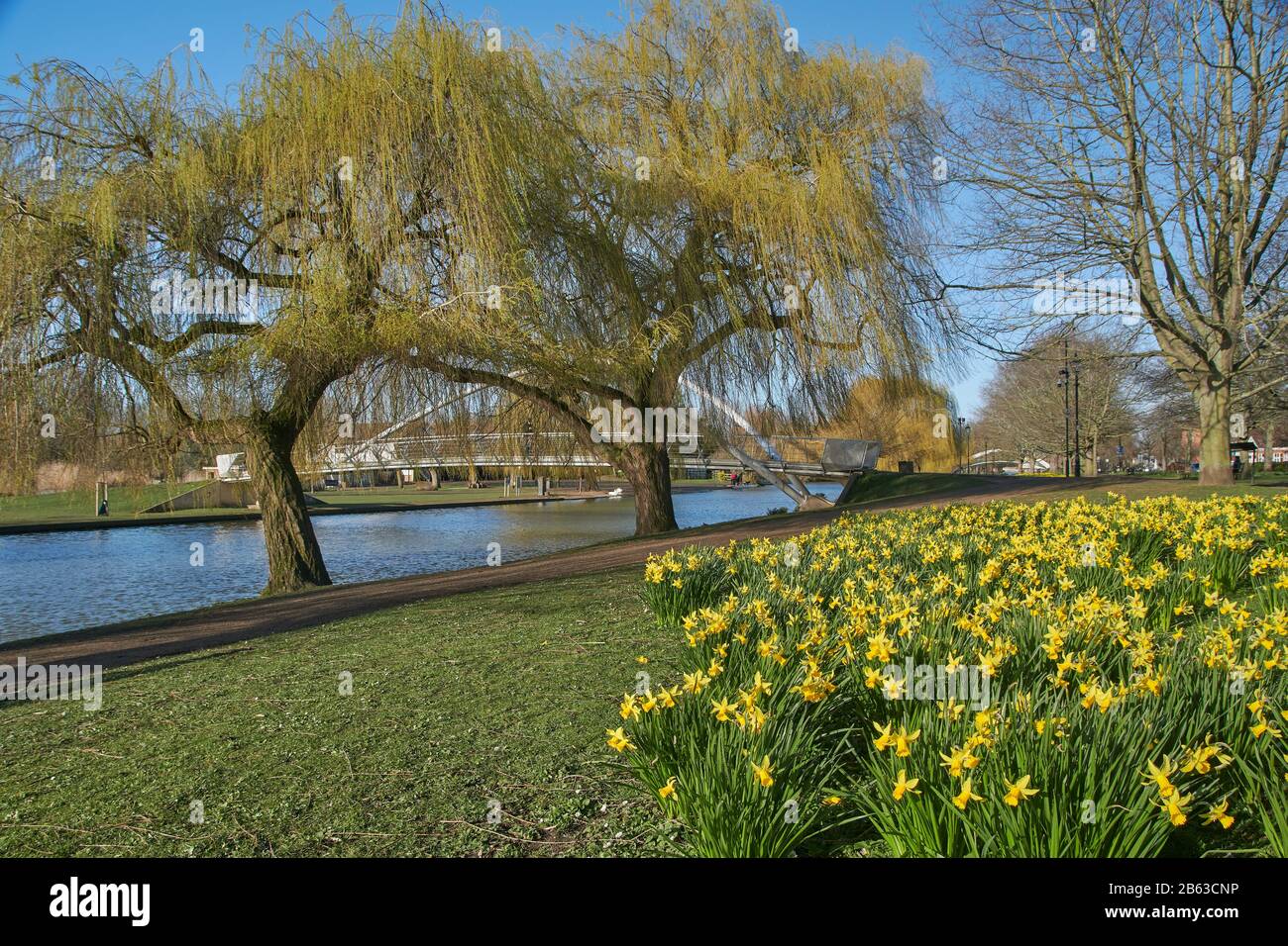 River Great Ouse, Bedford UK Stock Photo - Alamy