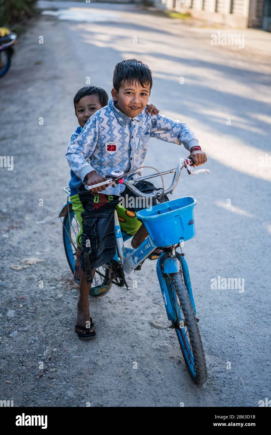 Street of Bagan, Myanmar, Asia Stock Photo - Alamy