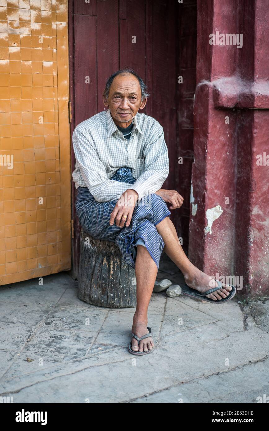 Street of Bagan, Myanmar, Asia Stock Photo - Alamy