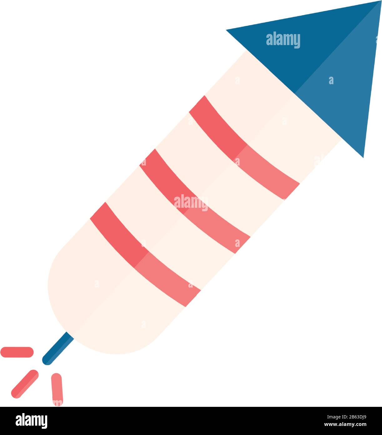 Firework flat style icon design, Celebration festival event holiday ...