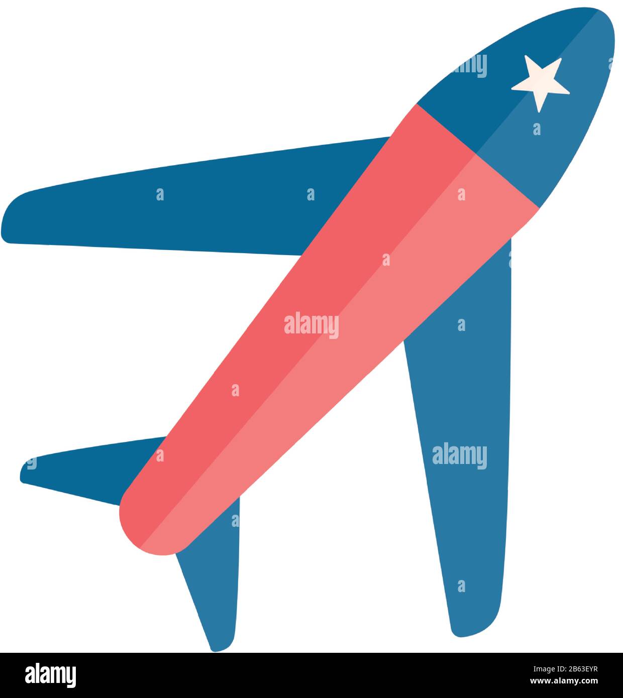 Airplane flat style icon design, Plane vehicle transportation fly air ...
