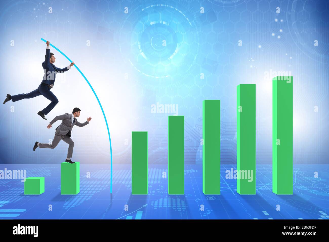 Growth pole vault hi-res stock photography and images - Alamy