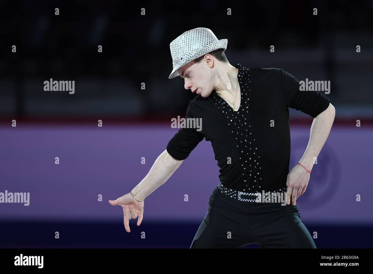 Maxim NAUMOV form USA, during the Exhibition Gala at the ISU World ...