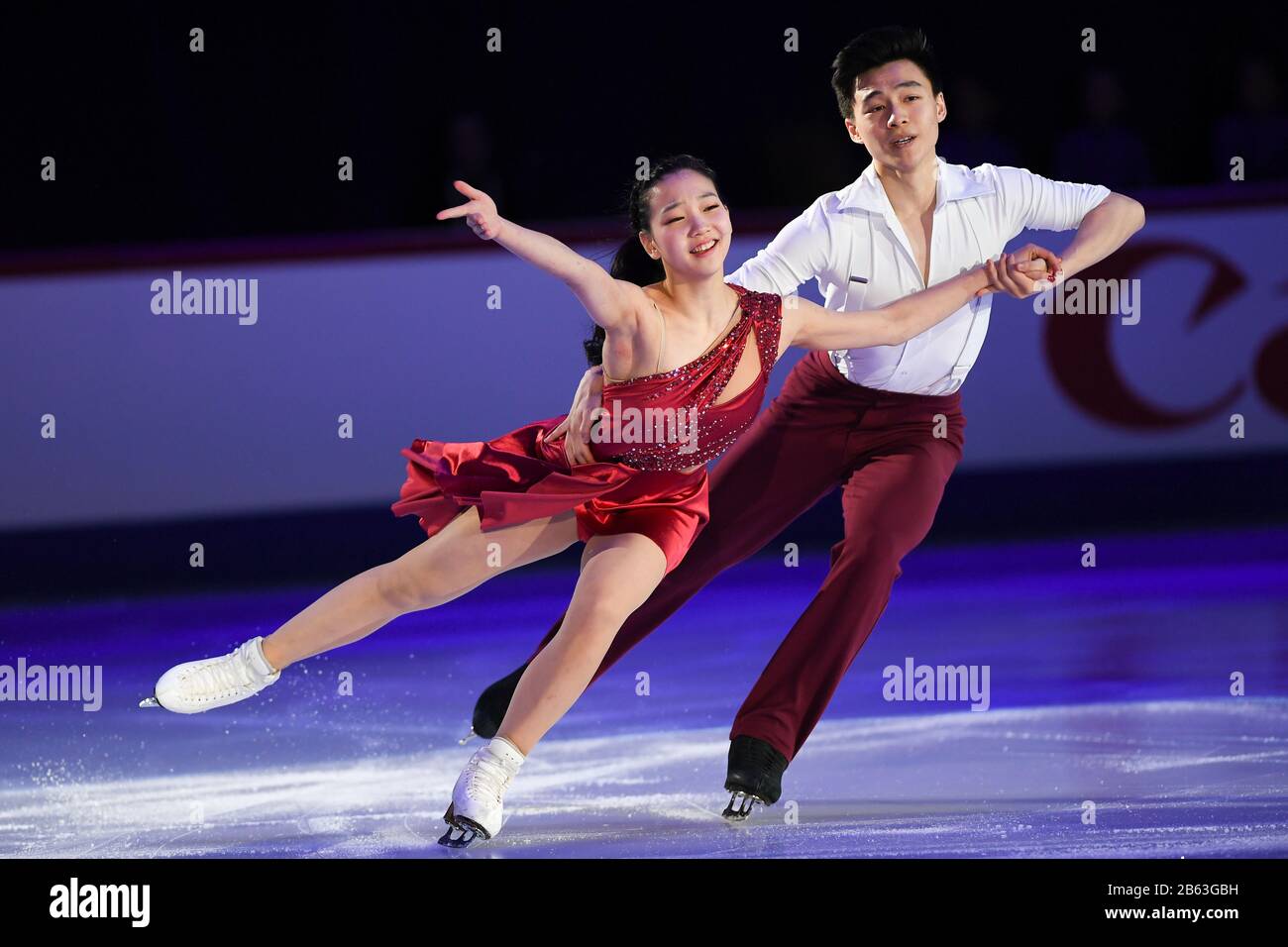 Miku MAKITA & Tyler GUNARA from Canada, during the Exhibition Gala at ...