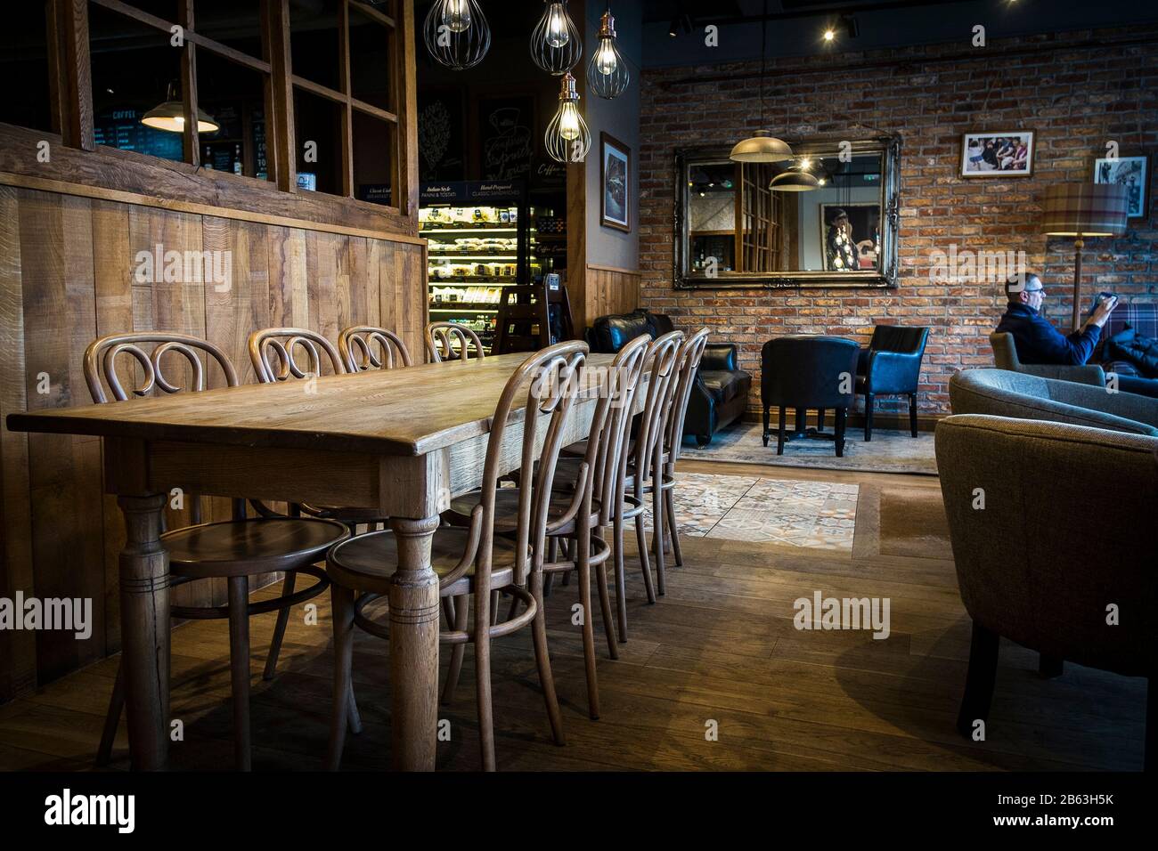 Rustic Coffee Shop Interior