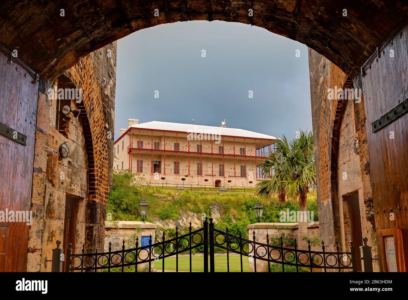 National Museum in the Royal Naval Dockyard,Sandys Parish,Bermuda Stock ...