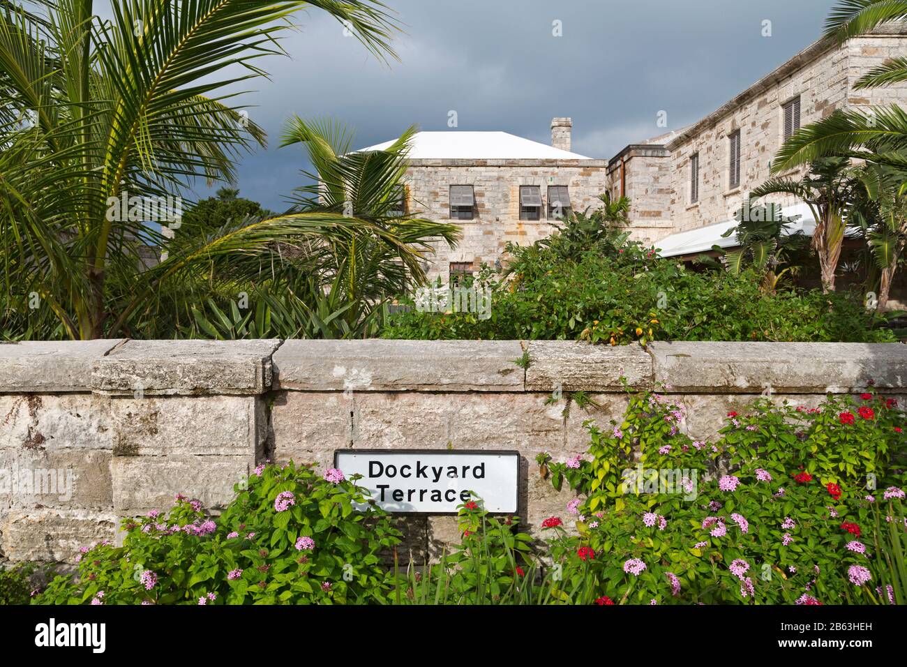 Dockyard Terrace in the Royal Naval Dockyard,Sandys Parish,Bermuda ...