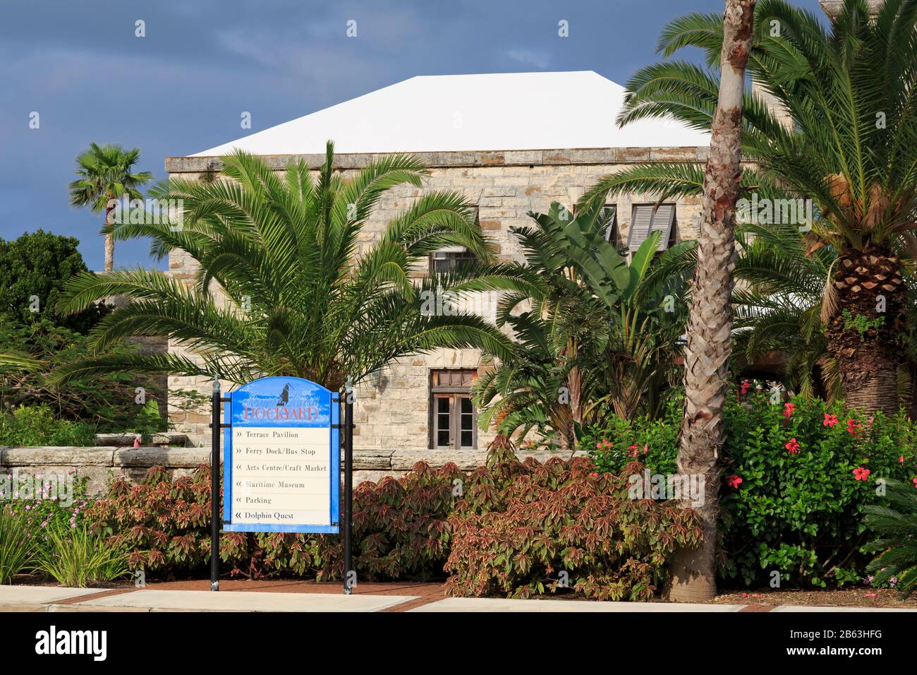 Dockyard Terrace in the Royal Naval Dockyard,Sandys Parish,Bermuda ...