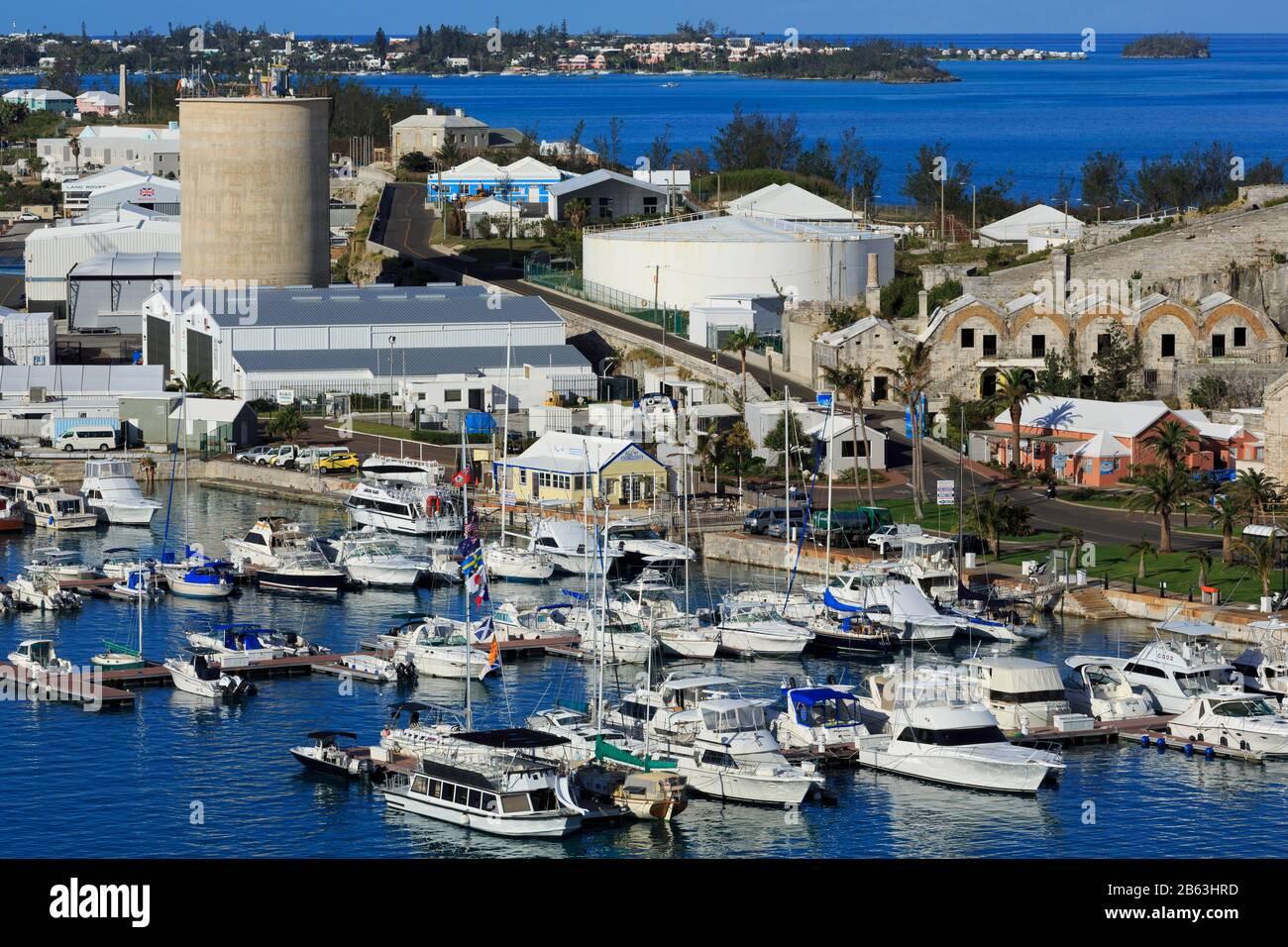 Marina, Royal Naval Dockyard, Sandys Parish, Bermuda Stock Photo - Alamy