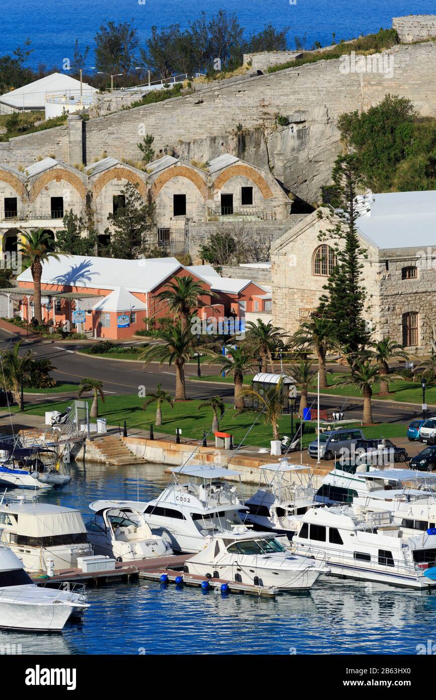 Marina, Royal Naval Dockyard, Sandys Parish, Bermuda Stock Photo - Alamy