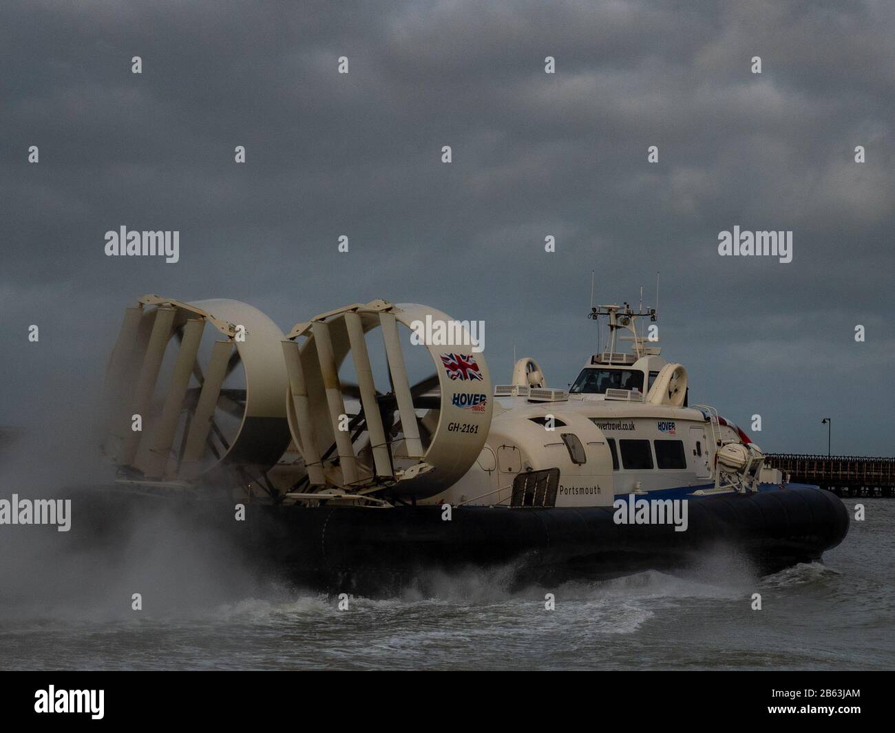 hovertravel Hovercraft in motion. The only commercial hovercraft ferry ...