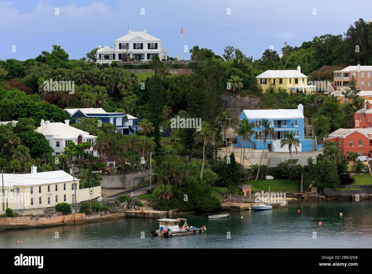 Architecture in Paget Parish, Bermuda Stock Photo - Alamy