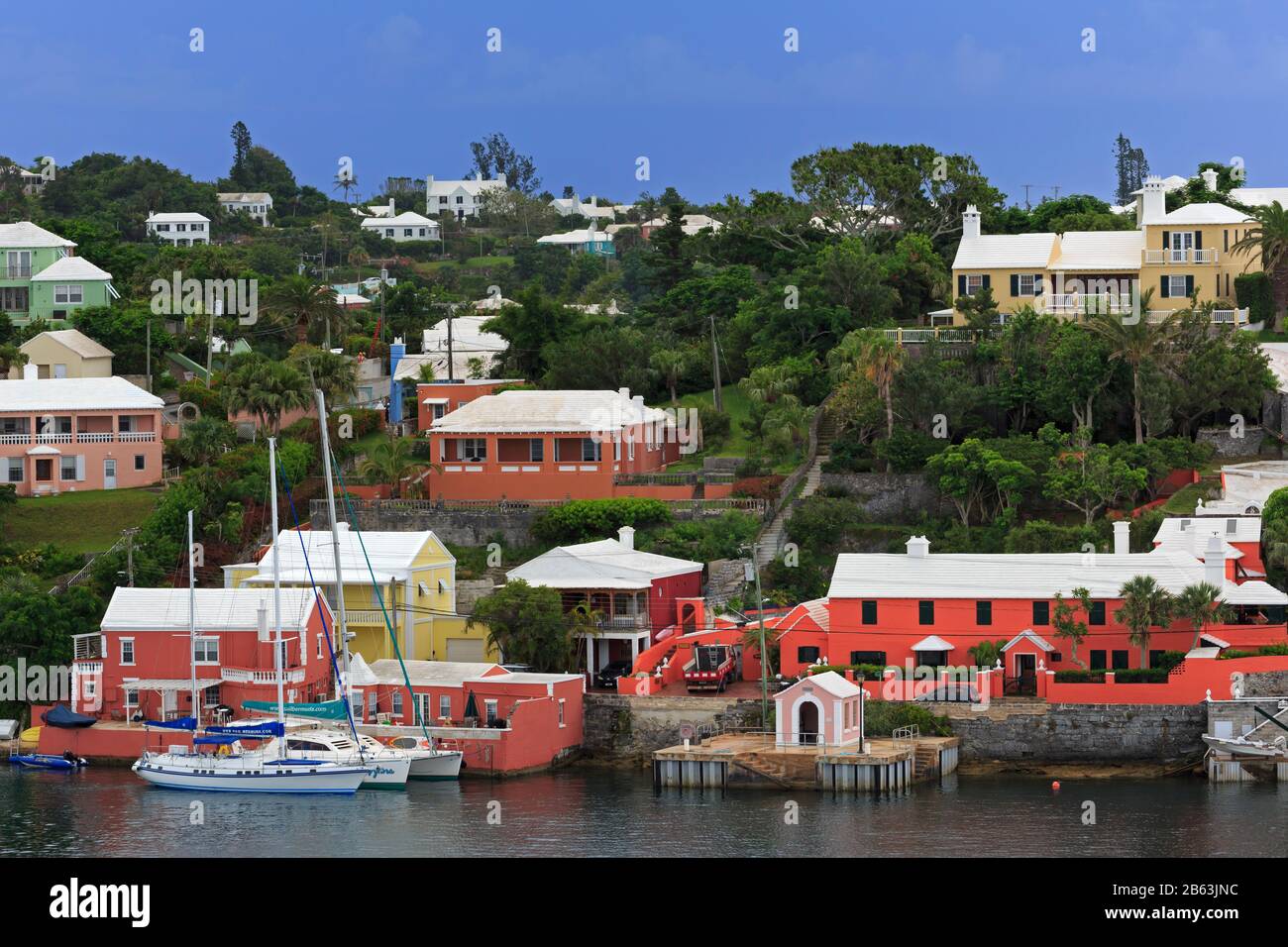 Architecture in Paget Parish, Bermuda Stock Photo - Alamy