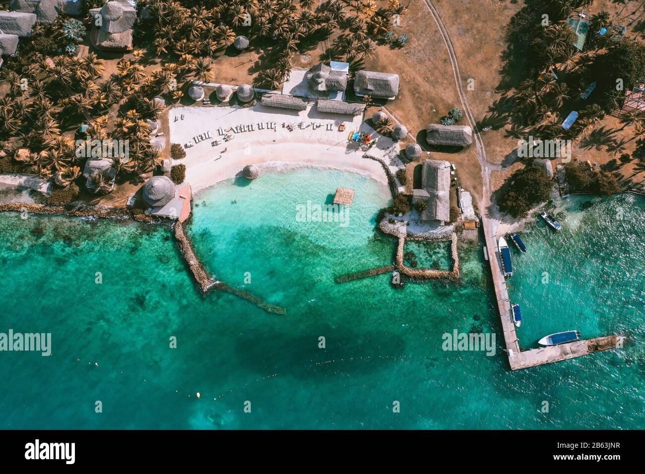 Tintinpan and isla Mucura in San Bernardo Islands, on Colombia's ...