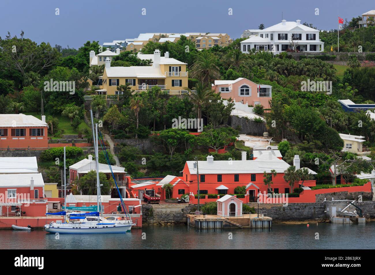 Architecture in Paget Parish, Bermuda Stock Photo - Alamy