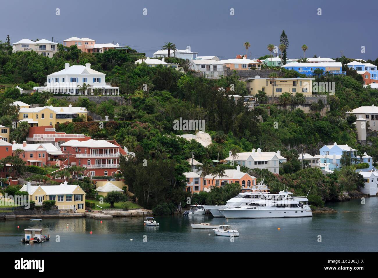 Architecture in Paget Parish, Bermuda Stock Photo - Alamy