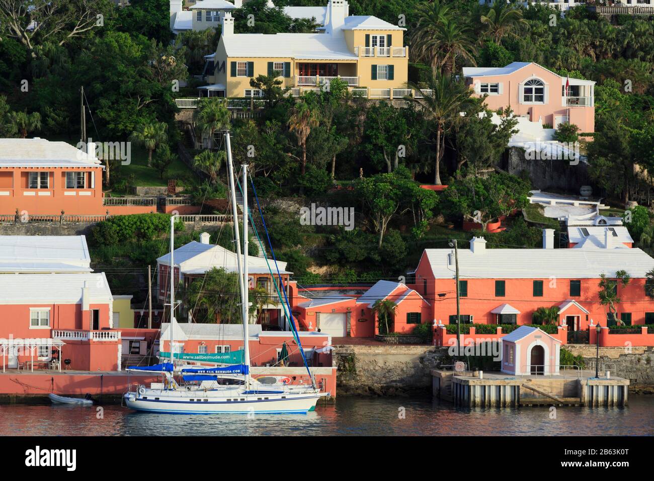 Architecture in Paget Parish, Bermuda Stock Photo - Alamy