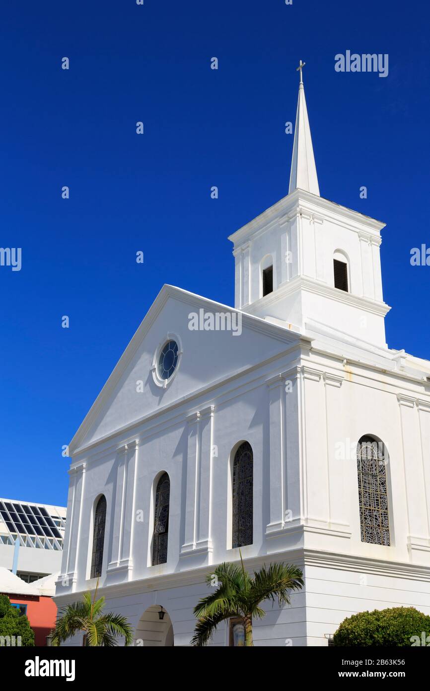 Wesley Methodist Church, Hamilton City, Pembroke Parish, Bermuda Stock ...
