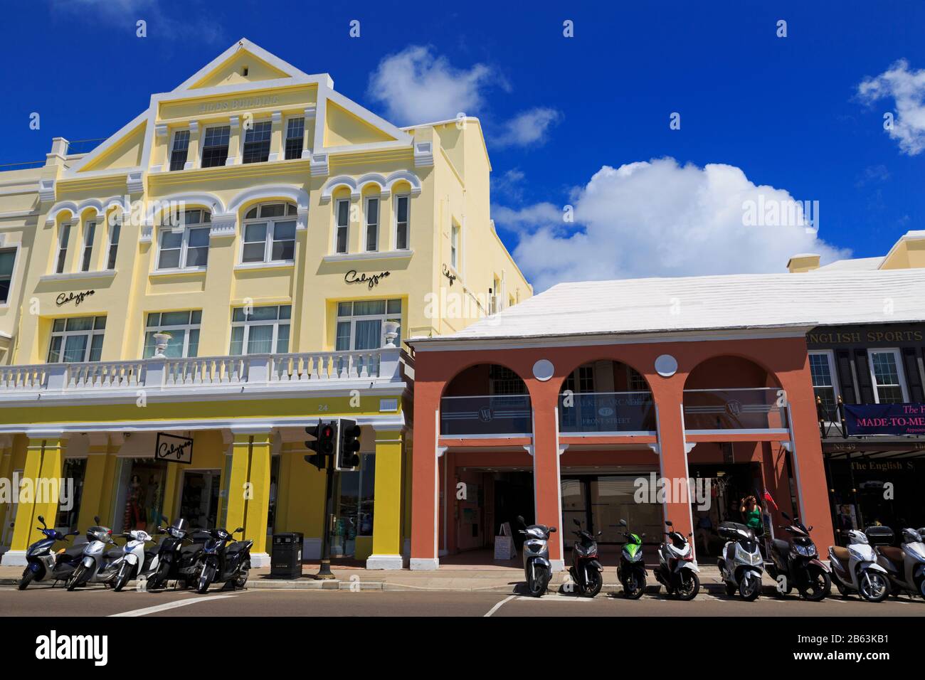 Bermuda Hamilton Front Street High Resolution Stock Photography and ...