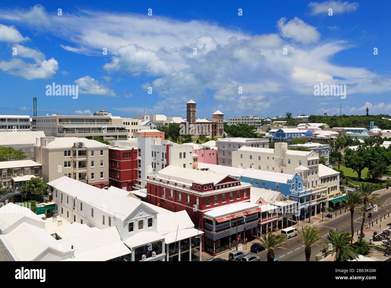 Hamilton bermuda skyline hi-res stock photography and images - Alamy