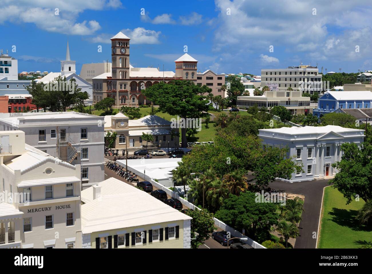 Hamilton bermuda skyline hi-res stock photography and images - Alamy