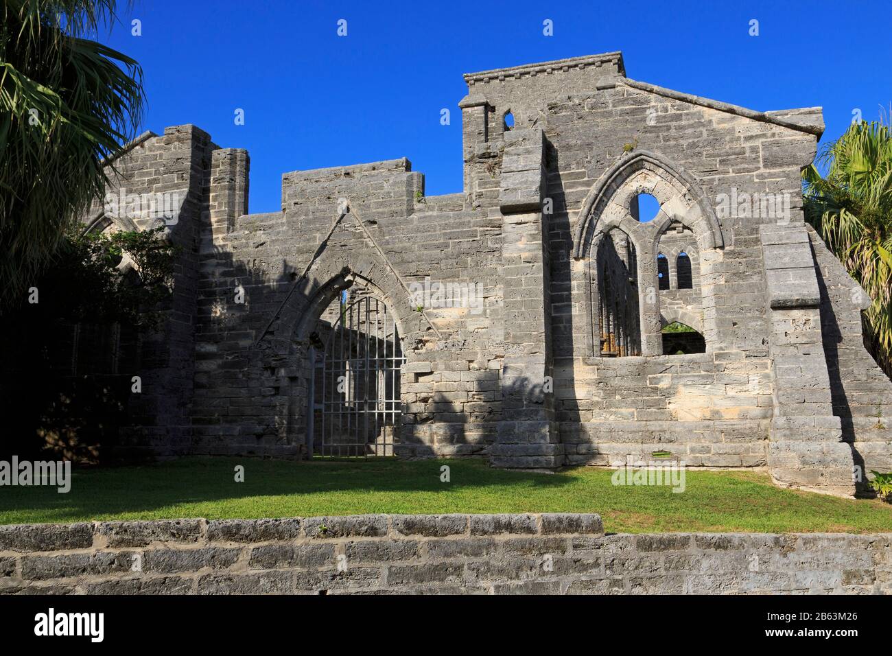 Unfinished Church, Town of St. George, St. George's Parish, Bermuda ...
