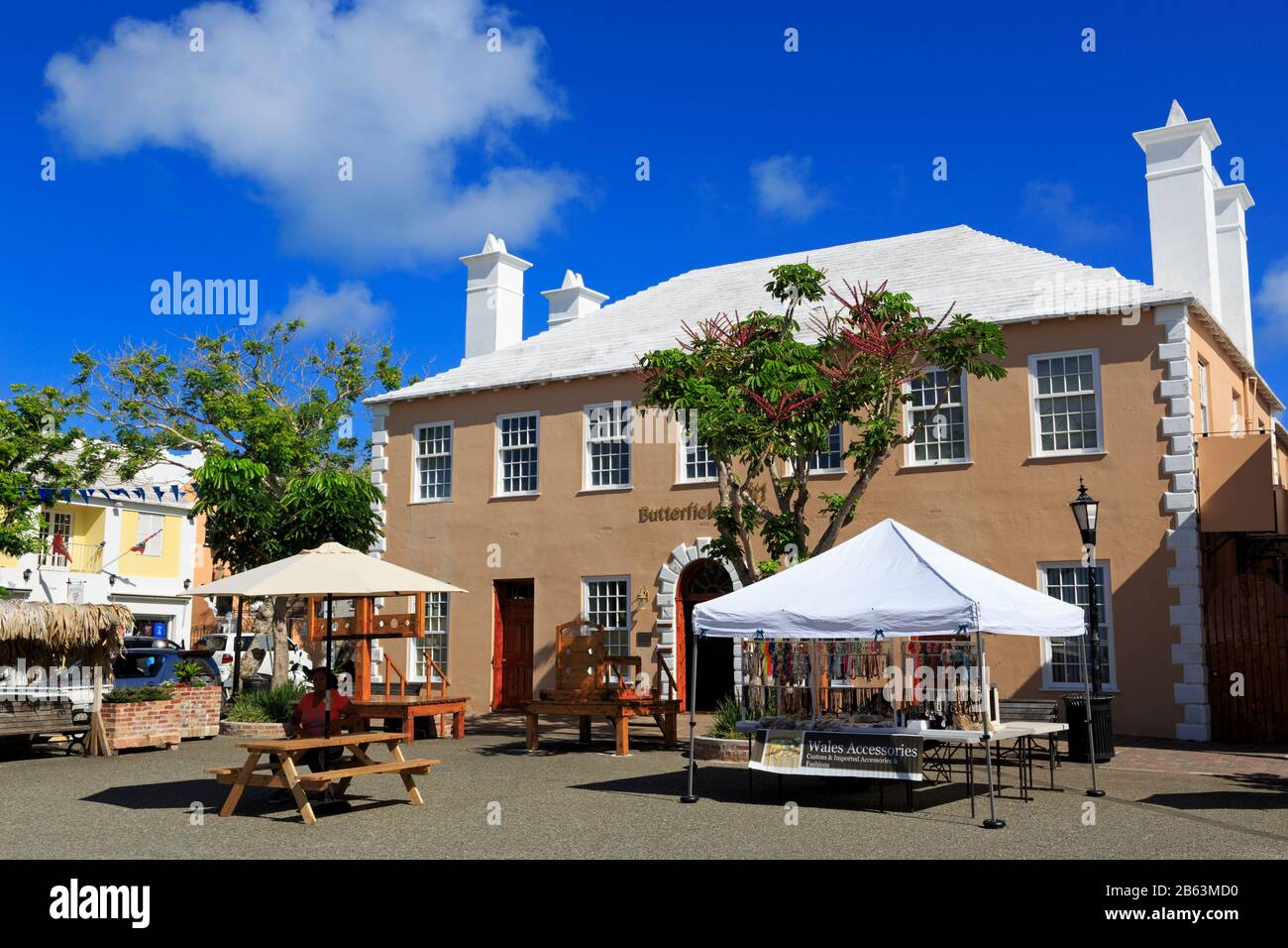 King's Square, Town of St. George, St. George's Parish, Bermuda Stock ...