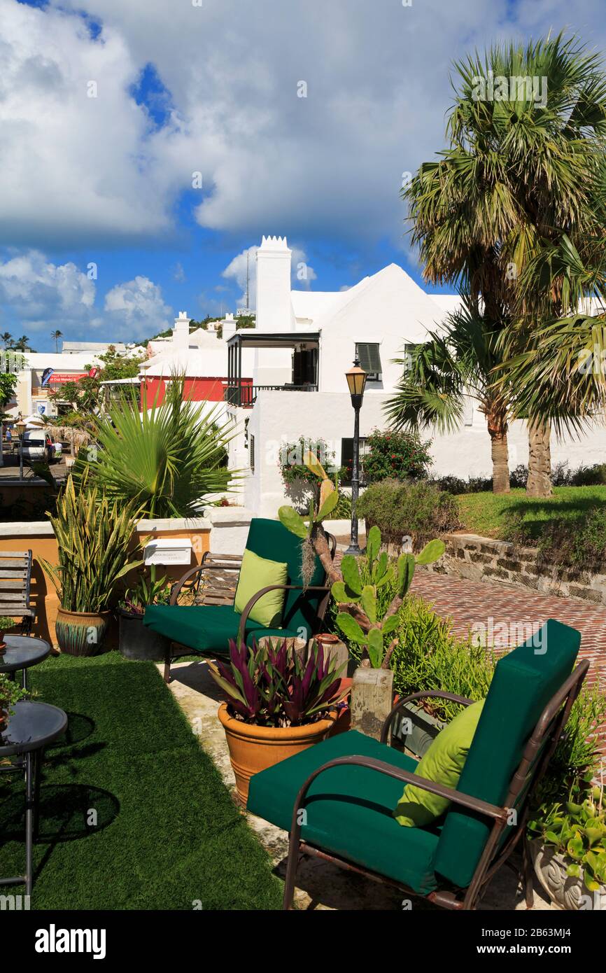 King Street, Town of St. George, St. George's Parish, Bermuda Stock ...