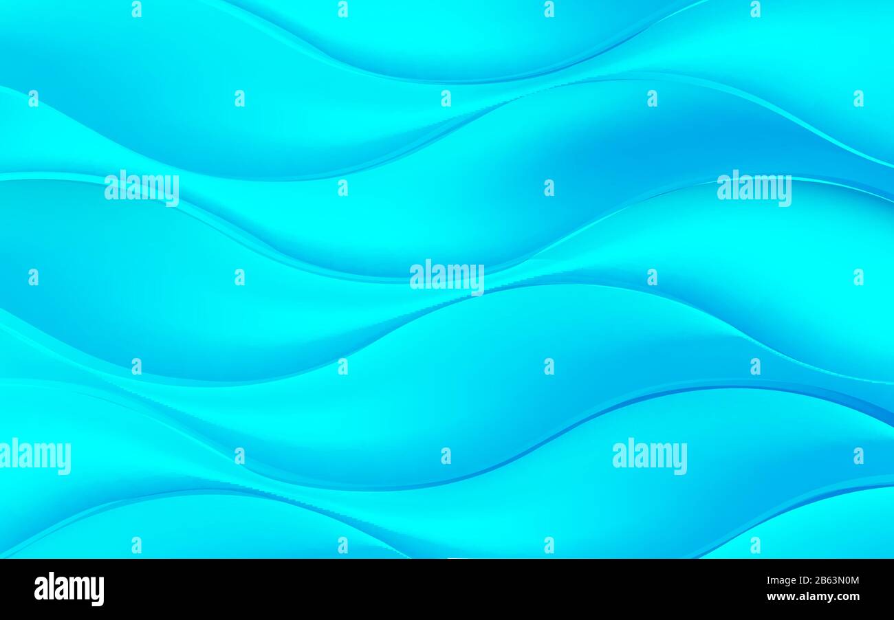 Blue wavy lines repeating pattern. Abstract luxury background Stock ...