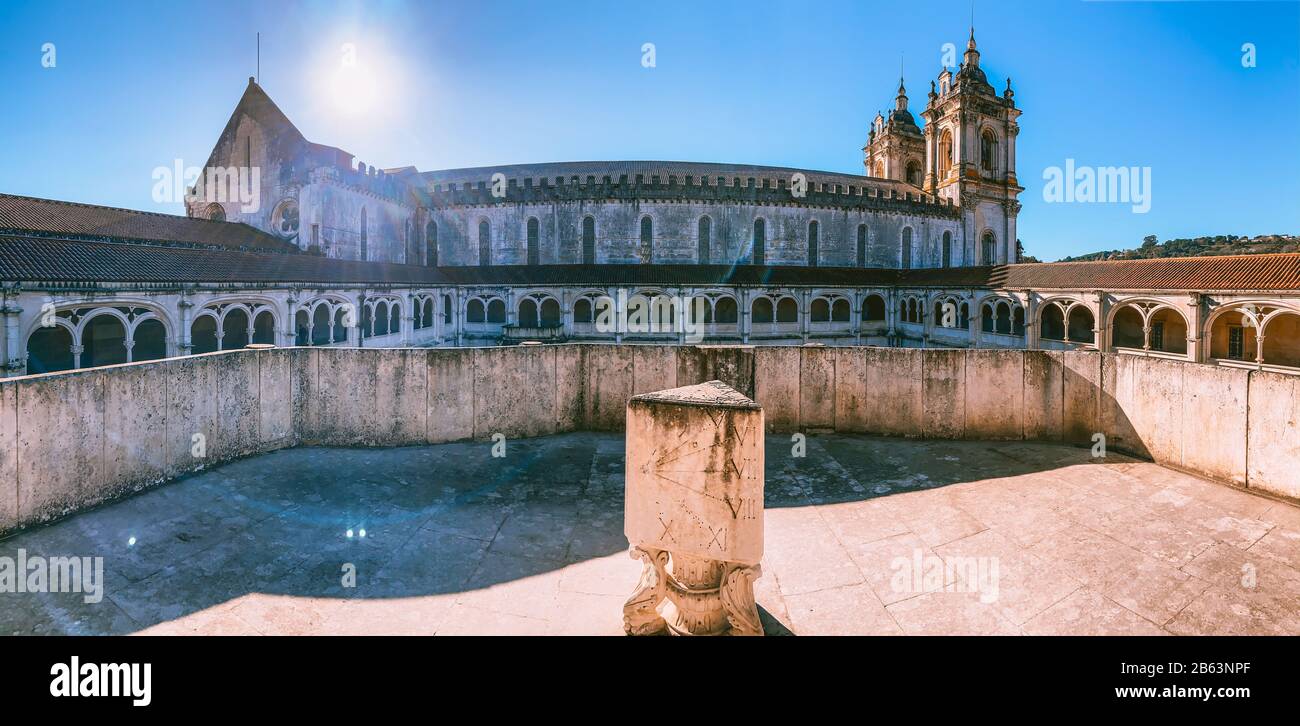 Alcobaca monastery in Portugal western Europe Stock Photo - Alamy