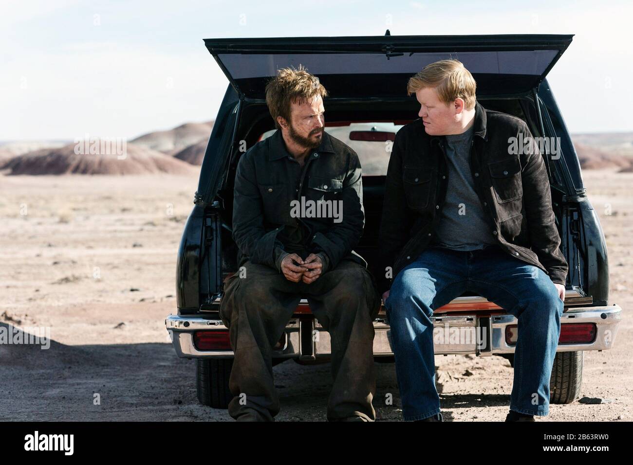 EL CAMINO: A BREAKING BAD MOVIE, from left: Aaron Paul, Jesse Plemons ...