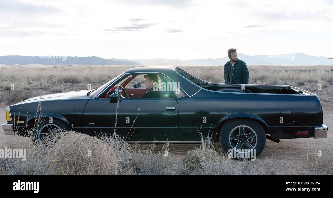 EL CAMINO: A BREAKING BAD MOVIE, from left: Jesse Plemons, Aaron Paul ...