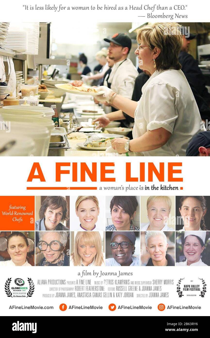 A FINE LINE, US poster, scene: Valerie James; top row from left ...