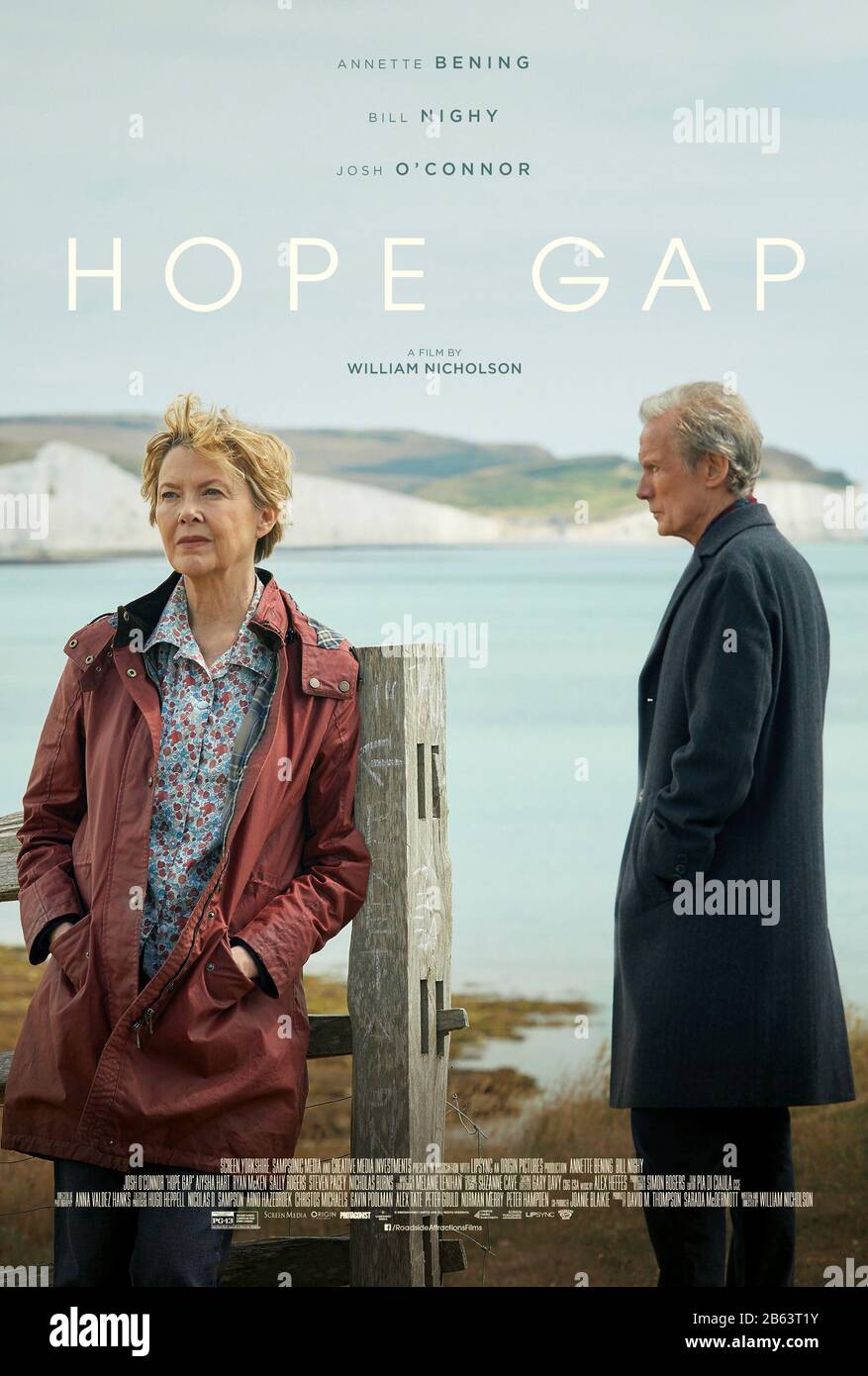 HOPE GAP, US poster, from left: Annette Bening, Bill Nighy, 2019 ...