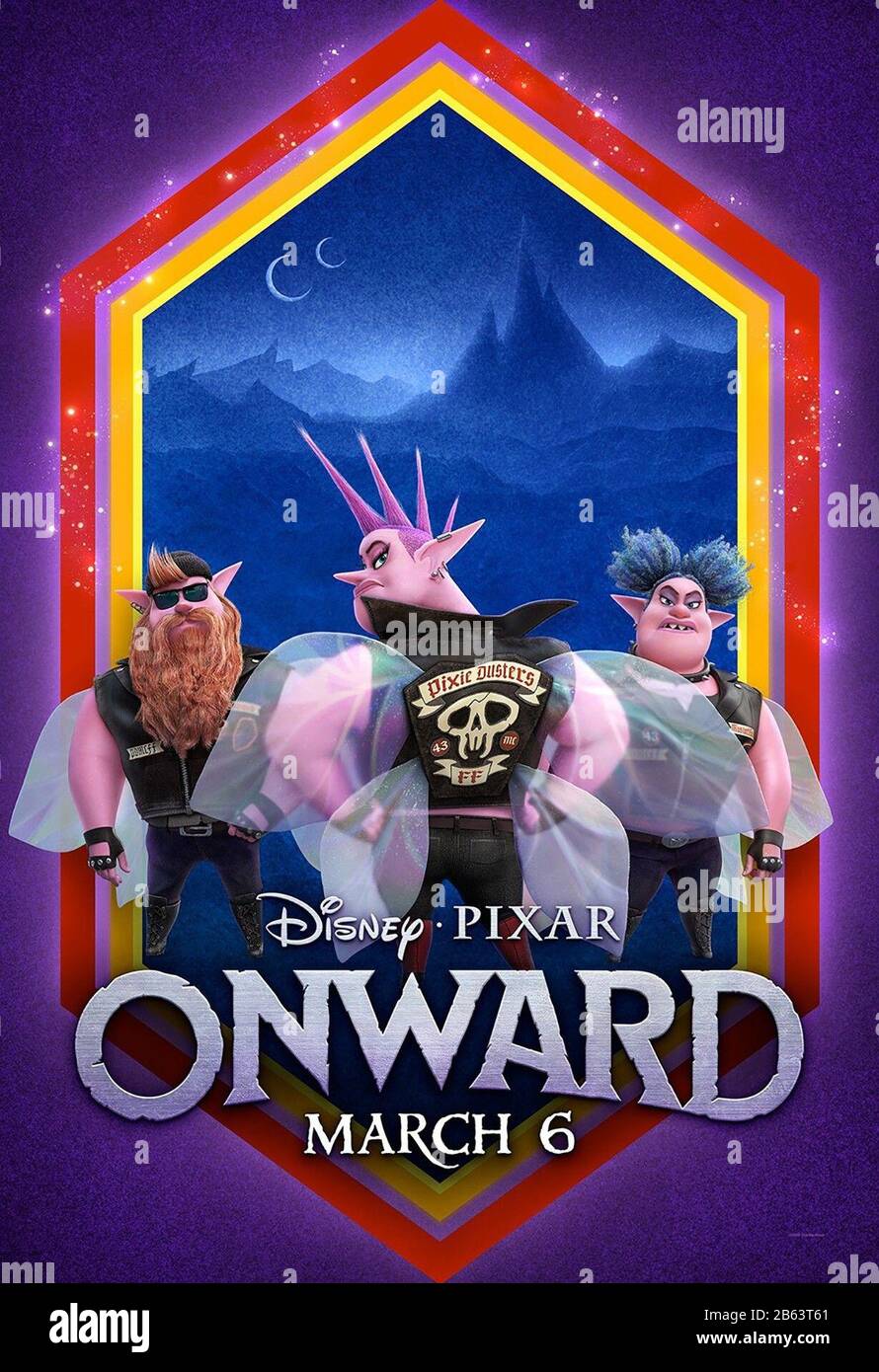 ONWARD, US character poster, center: Dewdrop (voice: Grey Griffin), 2020. © Walt Disney Studios ...