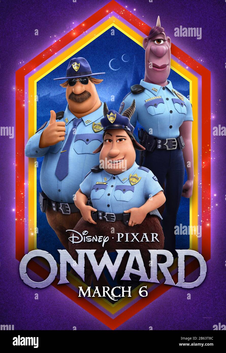 ONWARD, US character poster, clockwise from left: Colt Bronco (voice ...