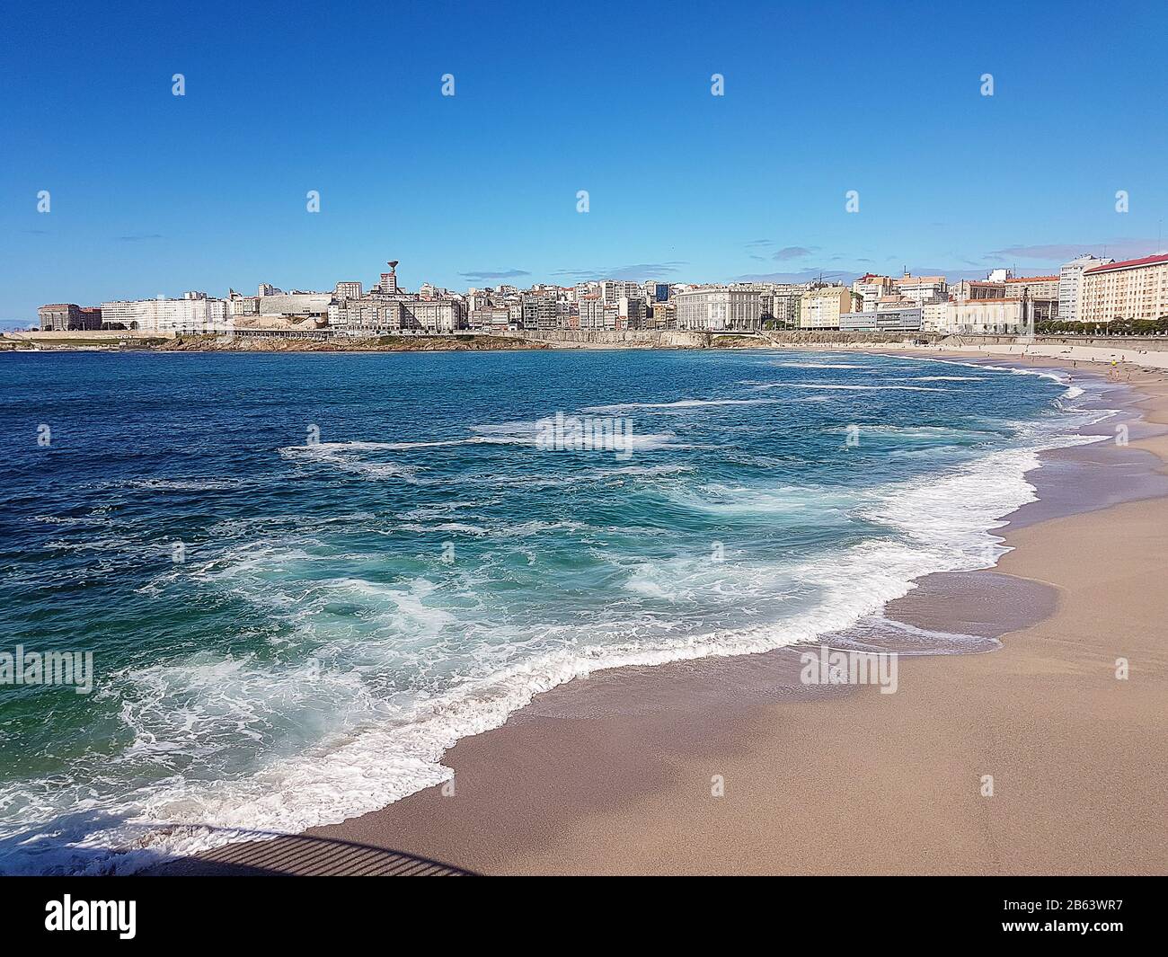 Riazor beach hi-res stock photography and images - Alamy