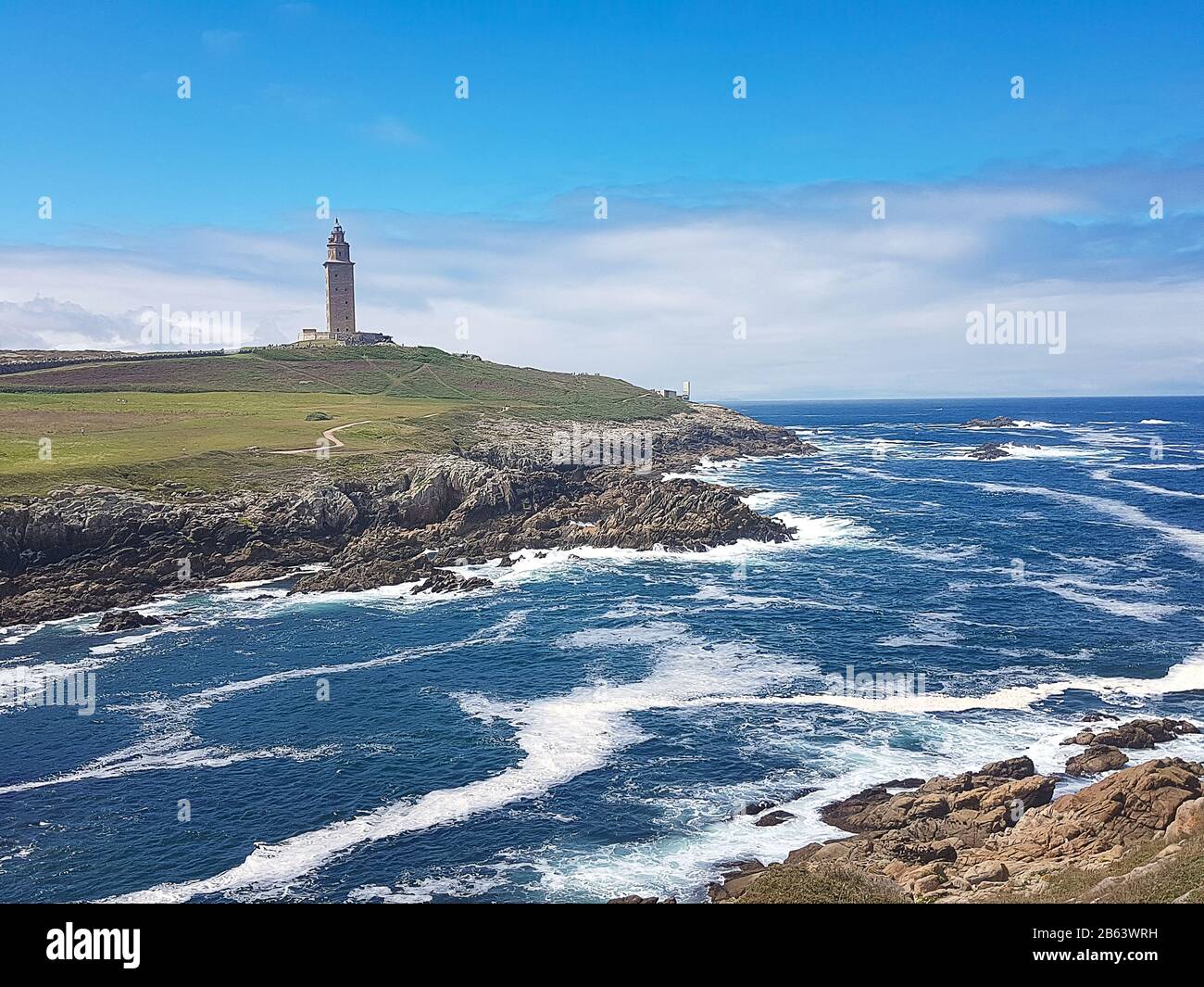Tower of Hercules Monument, A Coruna, Galicia, Spain Stock Photo - Alamy