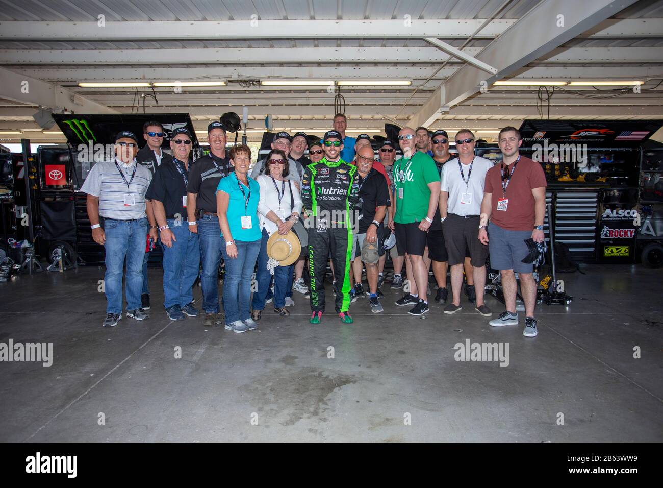 Avondale, Arizona, USA. 7th Mar, 2020. Ross Chastain (10) takes to the ...