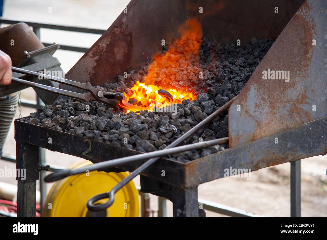 blacksmiths and farriers display at the Tenterfield show in northern ...